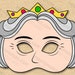 Queen Mother Mask Printable, Paper DIY for Kids and Adults. PDF ...