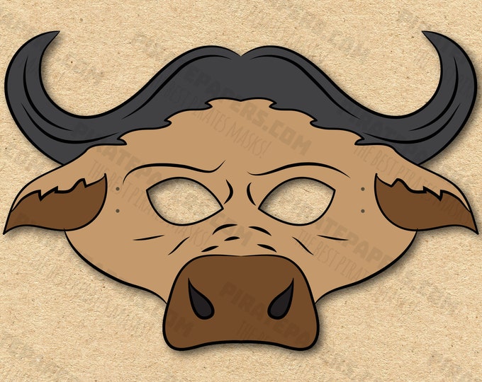 Handmade Water Buffalo Mask: Resin Ox Costume, Masquerade Cosplay ...