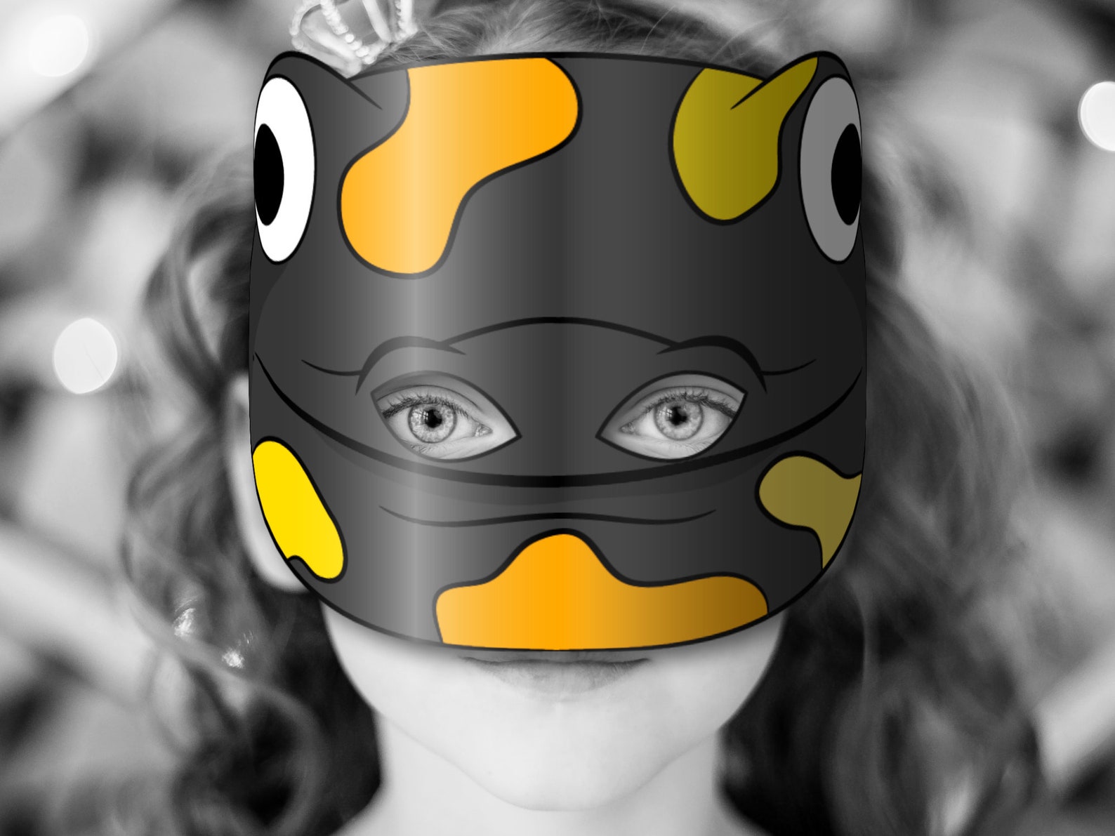 Salamander Mask Printable Paper DIY for Kids and Adults. PDF - Etsy