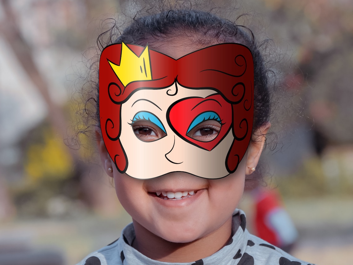 Alice in Wonderland Masks Printable, Alice, White Rabbit, Cheshire Cat ...