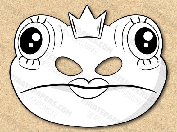 Printable Frog Mask For Kids