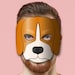 Dog Beagle Mask Printable Breed, Paper DIY for Kids and Adults. PDF ...
