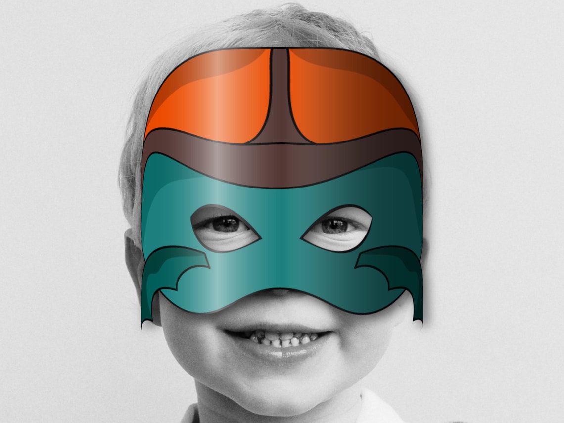 Beetle Mask Printable Paper DIY for Kids and Adults. PDF - Etsy