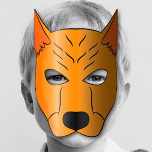 Dingo Mask Printable Paper DIY for Kids and Adults. PDF - Etsy