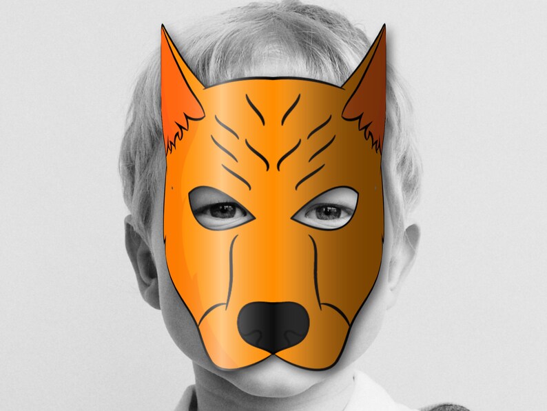 Dingo Mask Printable Paper DIY for Kids and Adults. PDF - Etsy UK