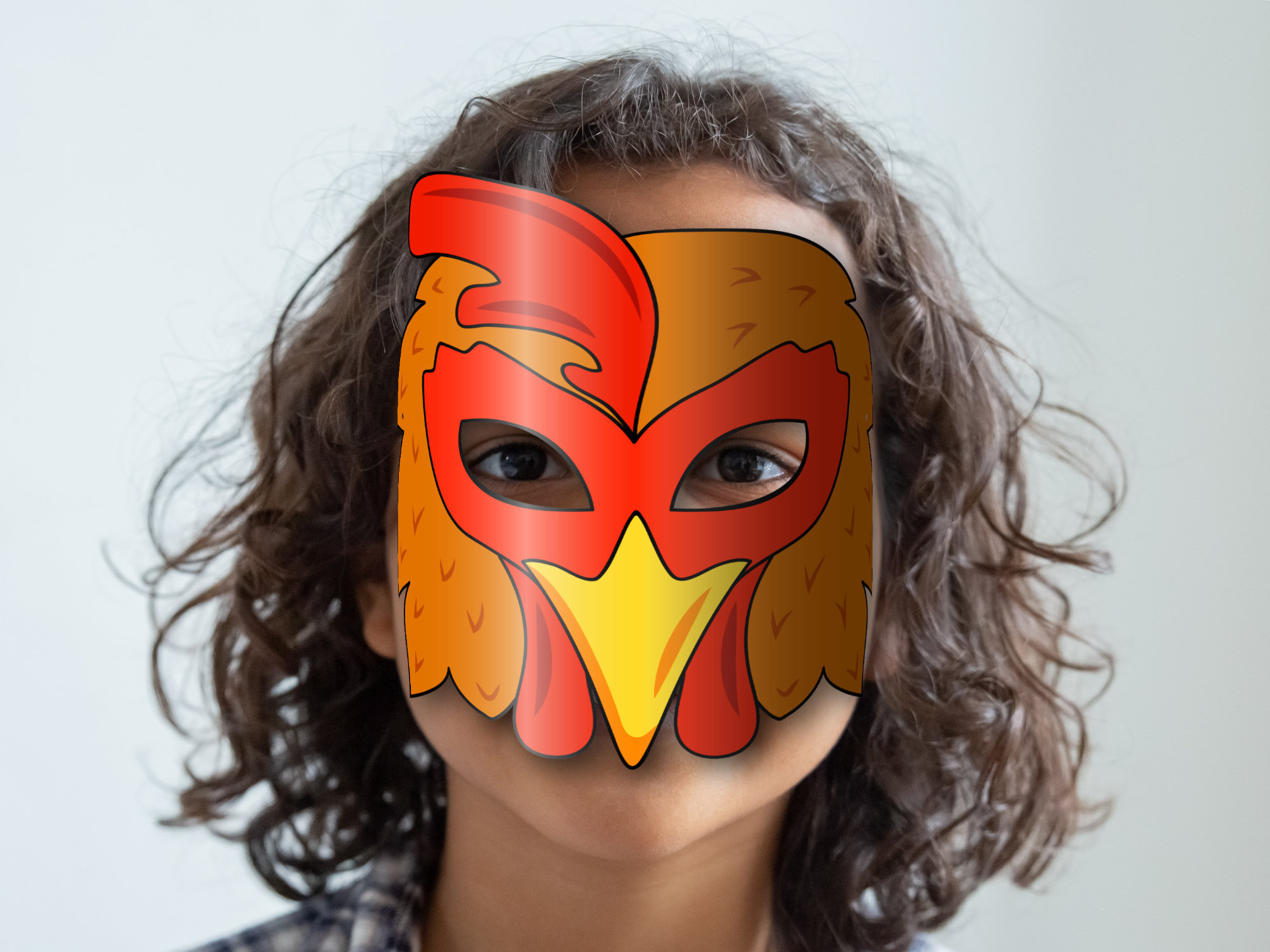 Rooster Mask Printable, Сoock, Сhicken, Paper DIY for Kids and Adults ...