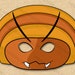 Cockroach Mask Printable, Paper DIY for Kids and Adults. PDF Template ...