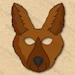 Kangaroo Mask Printable, Paper DIY for Kids and Adults. PDF Template ...