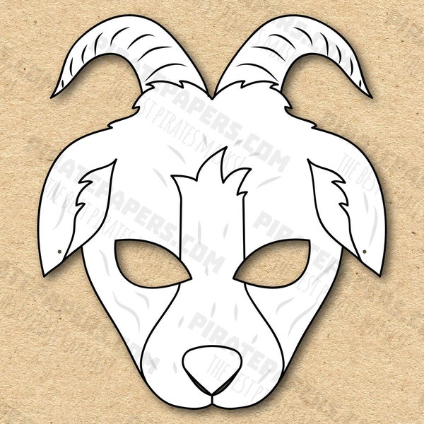 Goat Mask - Etsy