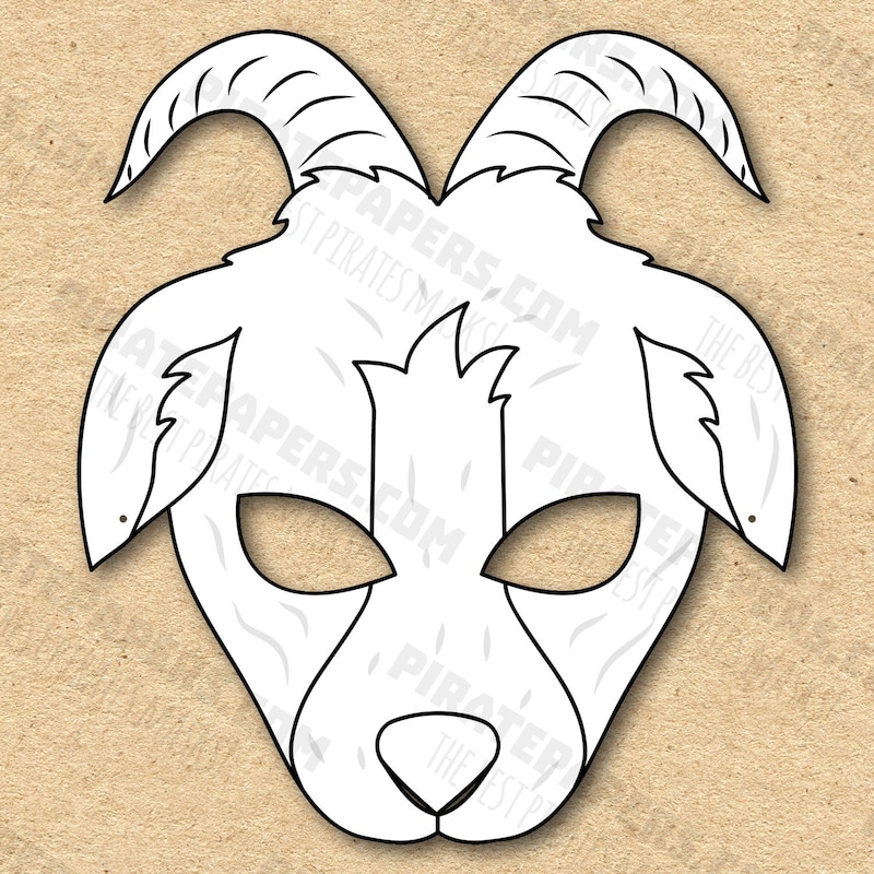 Goat Mask - Etsy