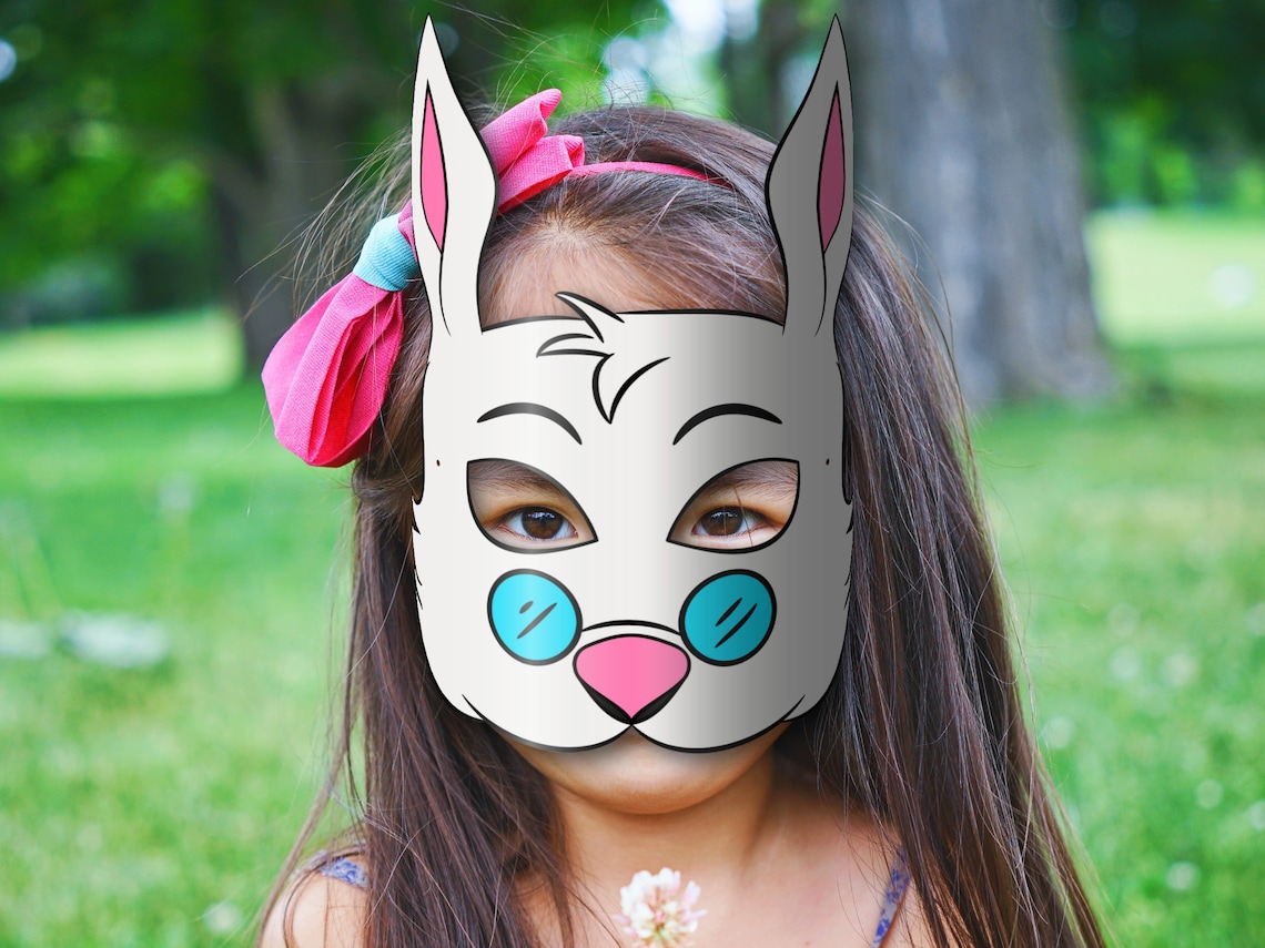 Alice in Wonderland Masks Printable, Alice, White Rabbit, Cheshire Cat ...