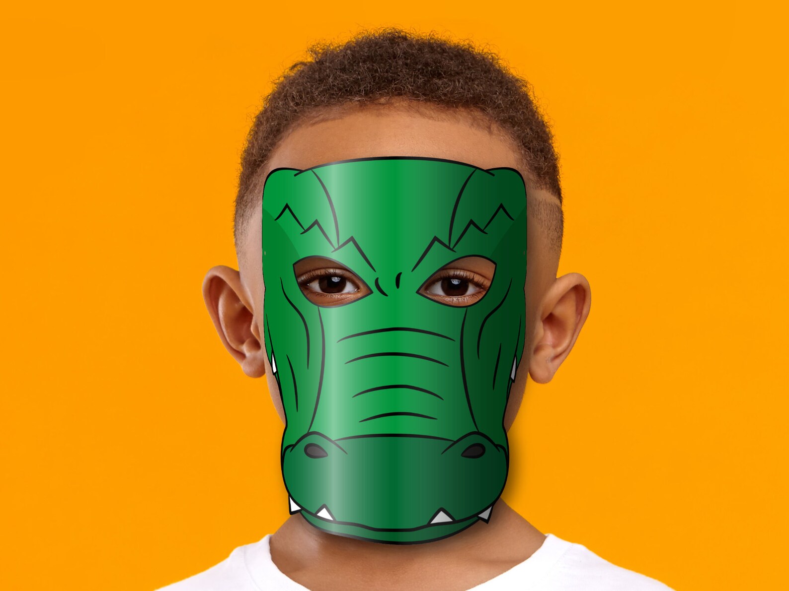 Crocodile Mask Printable, DIY Paper (PDF Template) - Etsy