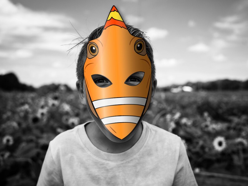 Dinosaur Pterodactyl Mask Printable Pteranodon Paper DIY for - Etsy