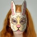 Bunny Mask Printable, Paper DIY for Kids and Adults. PDF Template ...