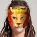 Lion King Mask Printable, Paper DIY for Kids and Adults. PDF Template ...