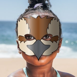 Australian Animals 2 Masks Printable, Kookaburra, Dingo, Echidna ...