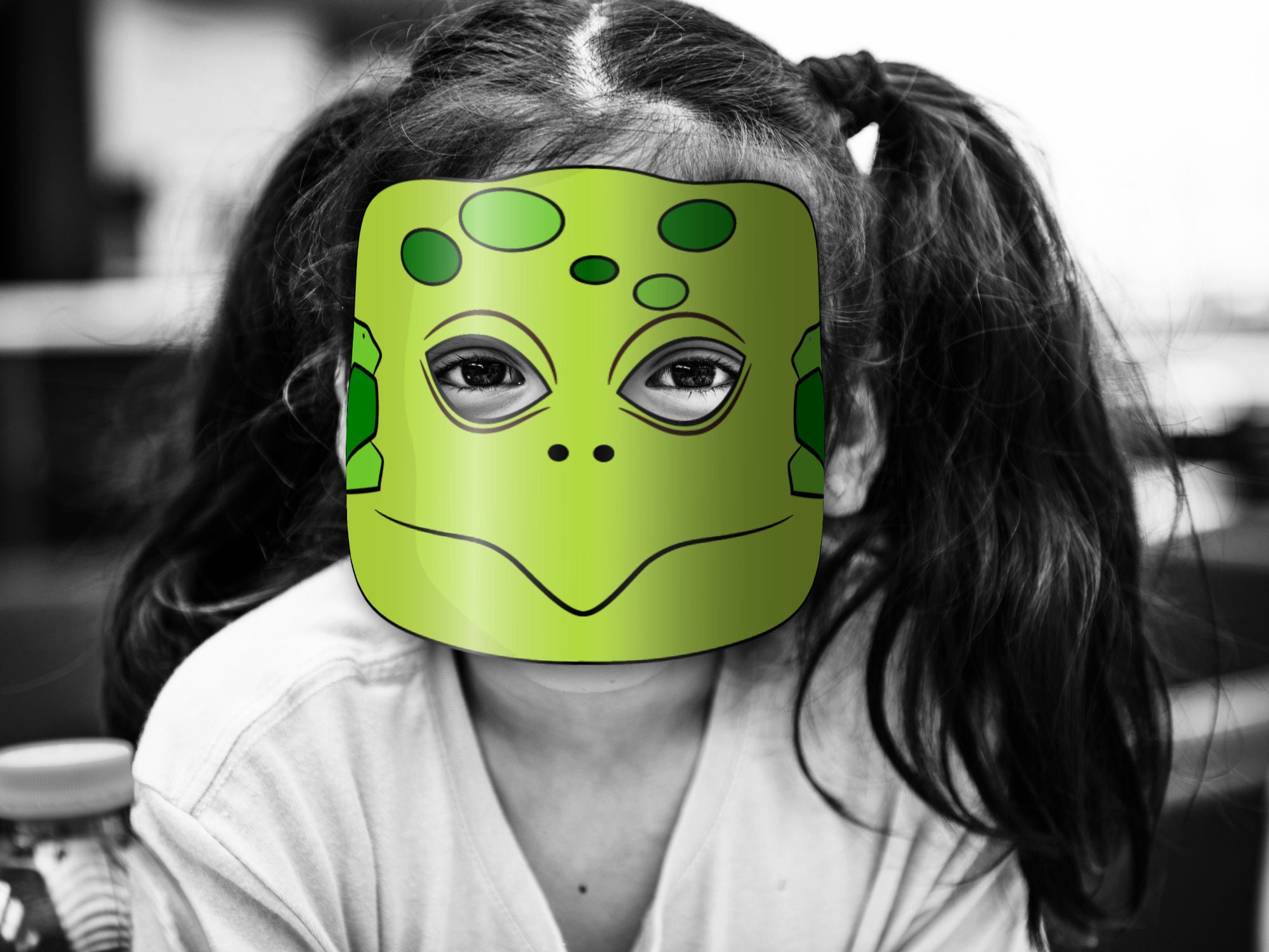 Turtle Mask Printable Paper DIY for Kids and Adults. PDF - Etsy Canada