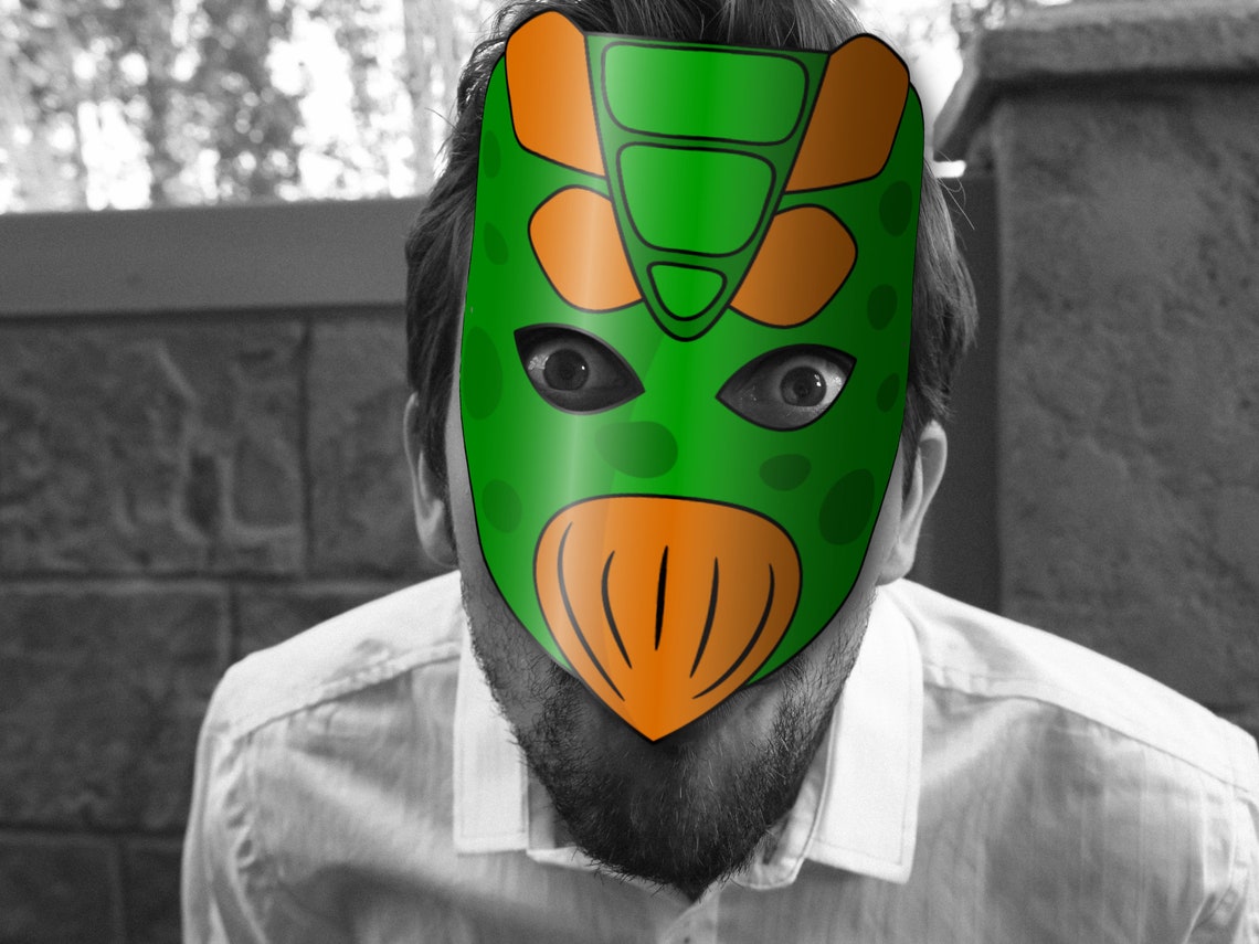 Dinosaur Stegosaurus Mask Printable Paper DIY for Kids and - Etsy