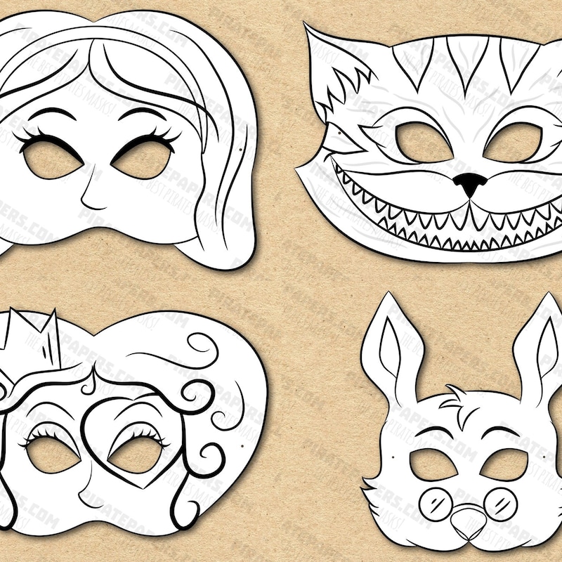 Alice in Wonderland Masquerade Mask - Etsy