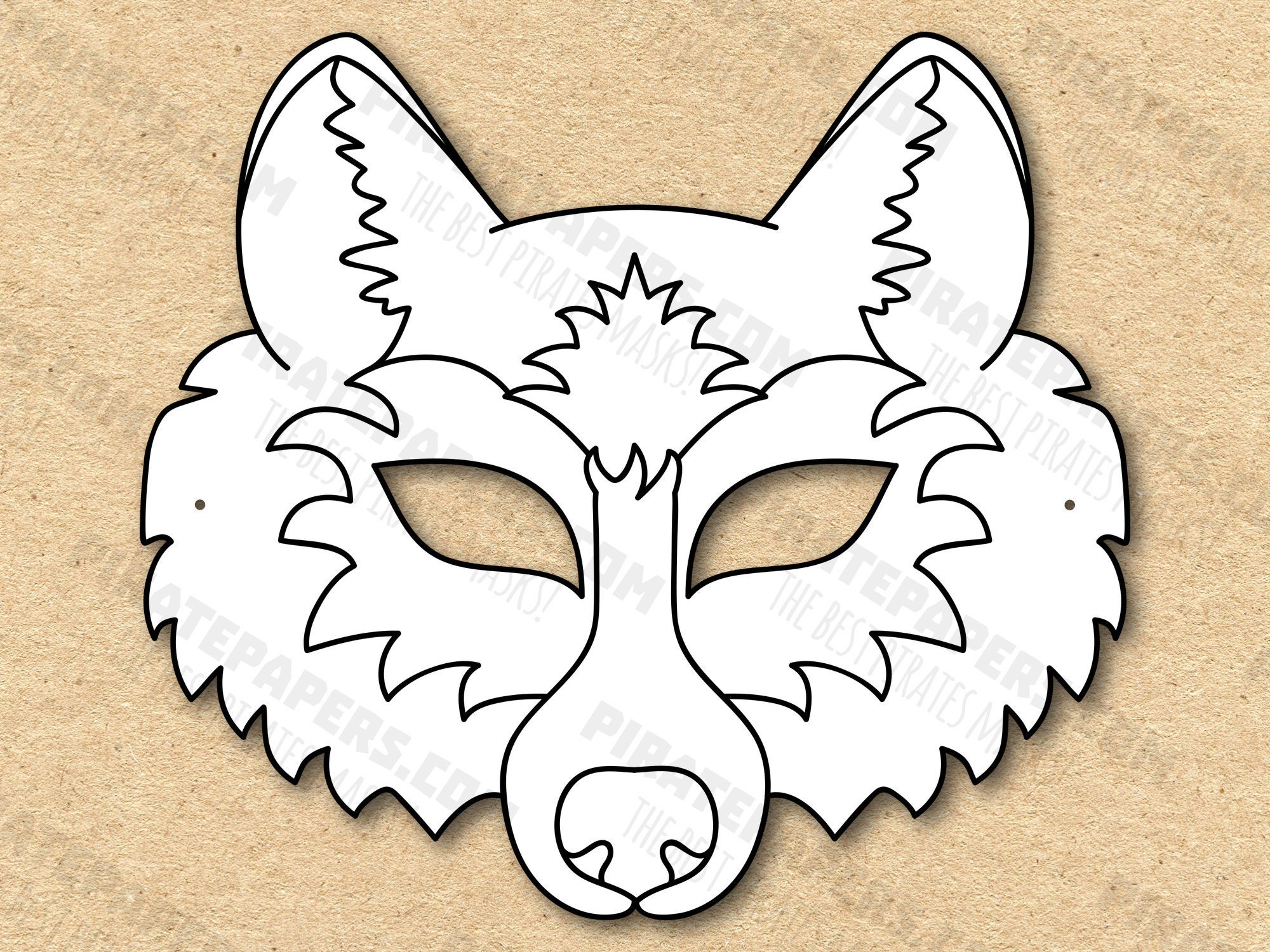 Wolf Mask Template Payday Wolf Mask Template Payday