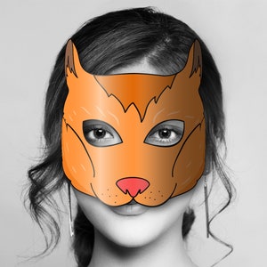 Hamster Mask Printable Paper DIY for Kids and Adults. PDF - Etsy