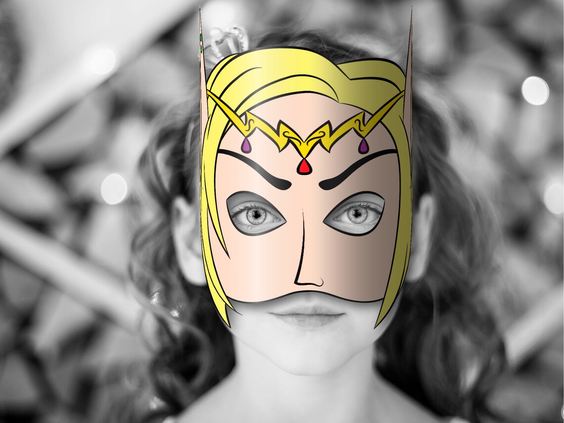 Elf Mask Printable Paper DIY for Kids and Adults. PDF - Etsy