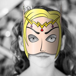 Elf Mask Printable Paper DIY for Kids and Adults. PDF - Etsy