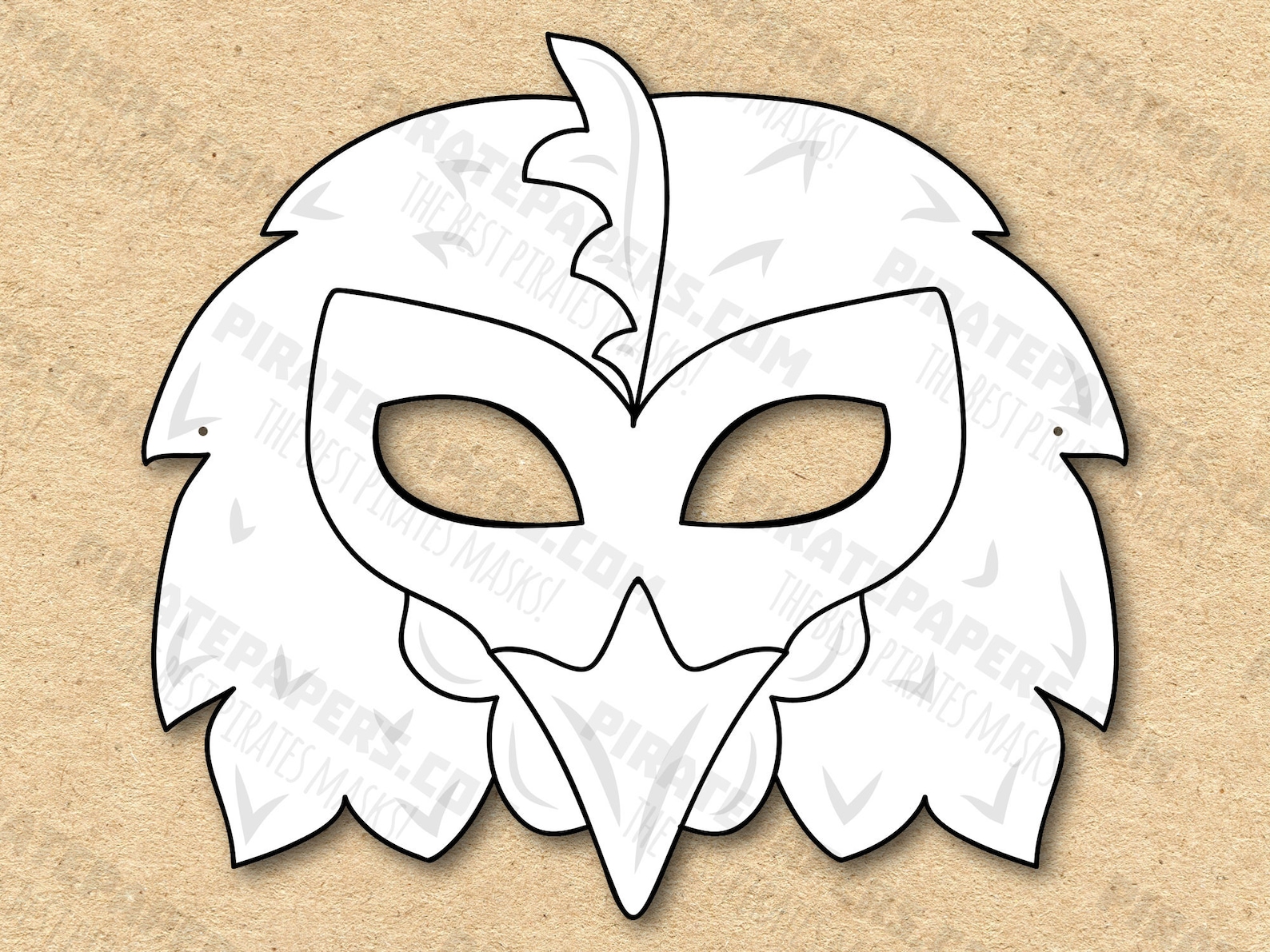 Chicken Mask Printable Coloring, Hen Mask, Paper DIY for Kids and ...