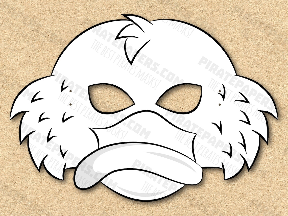 Farm and Barnyard Animals 4 Masks Printable Coloring Sheep - Etsy