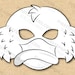 Goose Mask Printable Coloring, Paper DIY for Kids and Adults. PDF ...