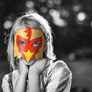 Chicken Mask Printable Hen Mask Paper DIY for Kids and - Etsy