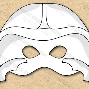 Beetle Masks Printable Color + Coloring, Paper DIY for Kids and Adults ...