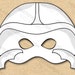 Beetle Mask Printable Coloring, Paper DIY for Kids and Adults. PDF ...