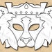 Lion King Masks Printable Color Coloring, Paper DIY for Kids and Adults ...