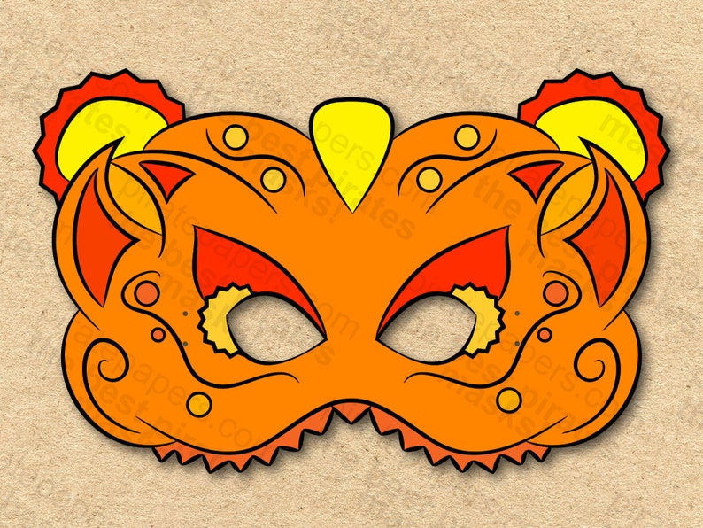 Fairy 2 Mask Printable Paper DIY for Kids and Adults. PDF - Etsy