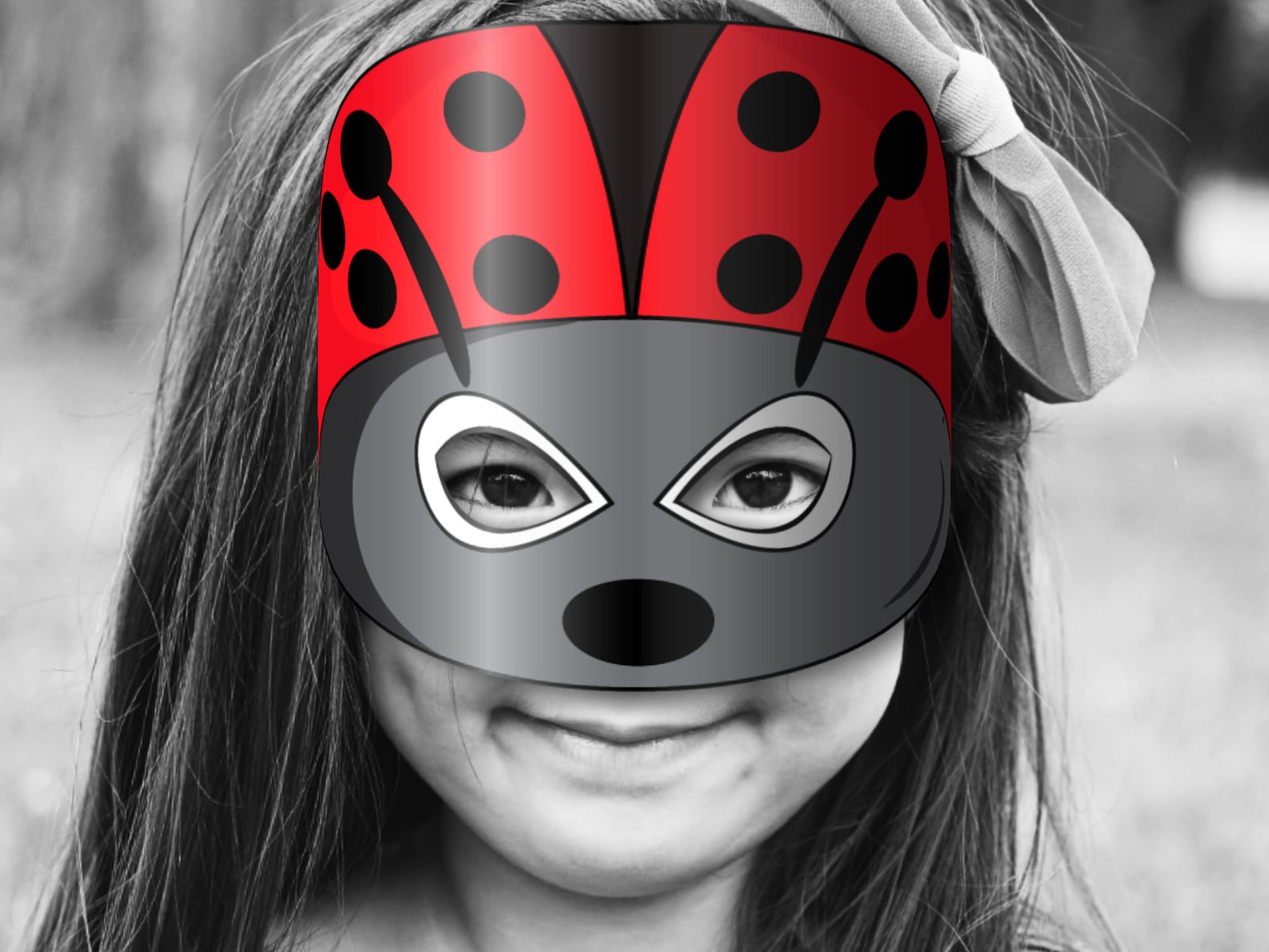 Ladybird Mask Printable Paper DIY for Kids and Adults. PDF - Etsy