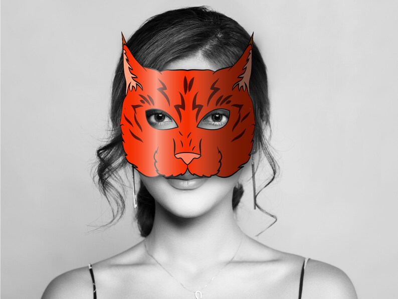 Cat Maine Coon Mask Printable Breed Paper DIY for Kids and - Etsy