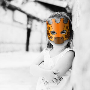 Giraffe Mask Printable Paper DIY for Kids and Adults. PDF - Etsy