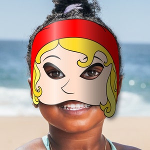 Little Red Riding Hood Mask Printable, Paper DIY for Kids and Adults ...