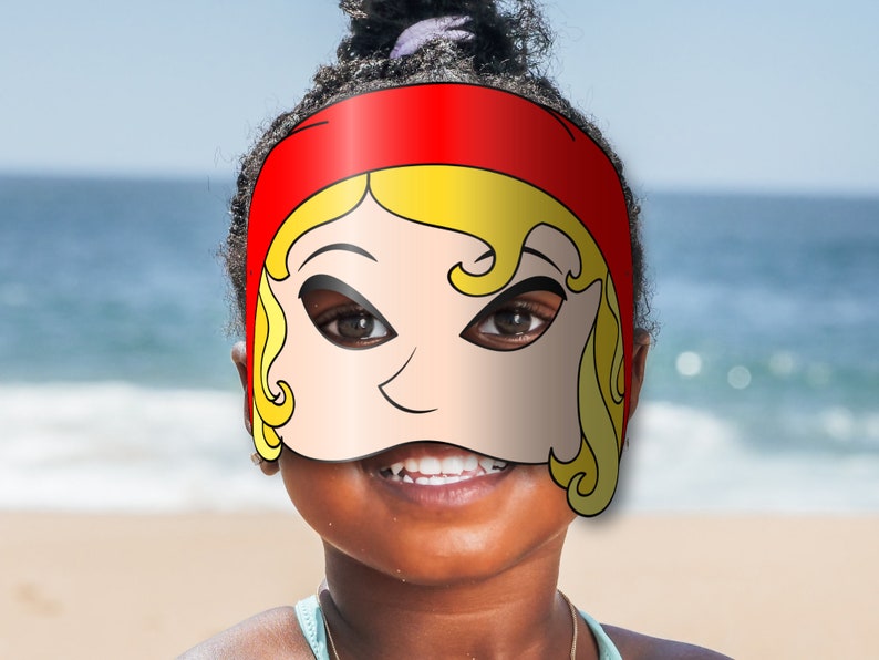 Little Red Riding Hood Mask Printable, Paper DIY for Kids and Adults ...