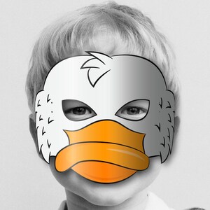 Goose Mask Printable Paper DIY for Kids and Adults. PDF - Etsy