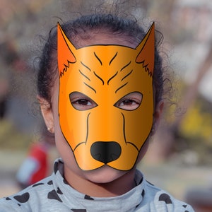 Dingo Mask Printable, Paper DIY for Kids and Adults. PDF Template ...