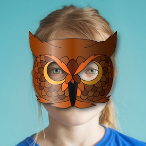 Birds Masks Printable, Owl, Peacock, Eagle, Kookaburra, Paper DIY for ...