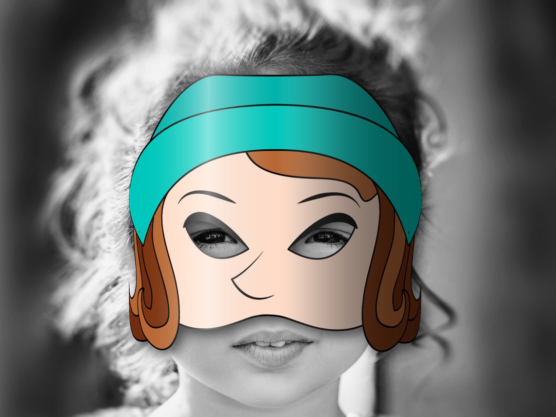 Mother Mask Printable little Red Riding Hood Paper DIY for - Etsy