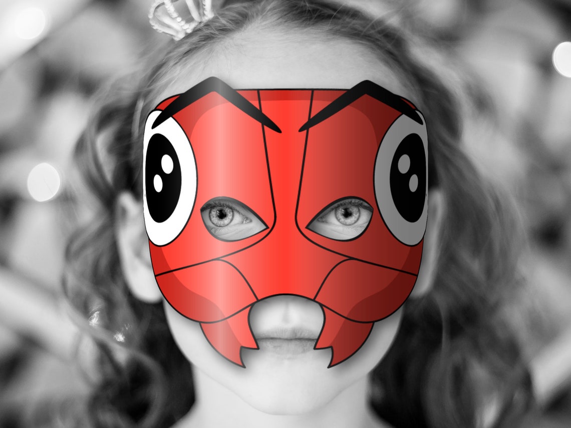 Ant Mask Printable Paper DIY for Kids and Adults. PDF - Etsy