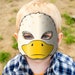 Duck Mask Printable, Paper DIY for Kids and Adults. PDF Template ...