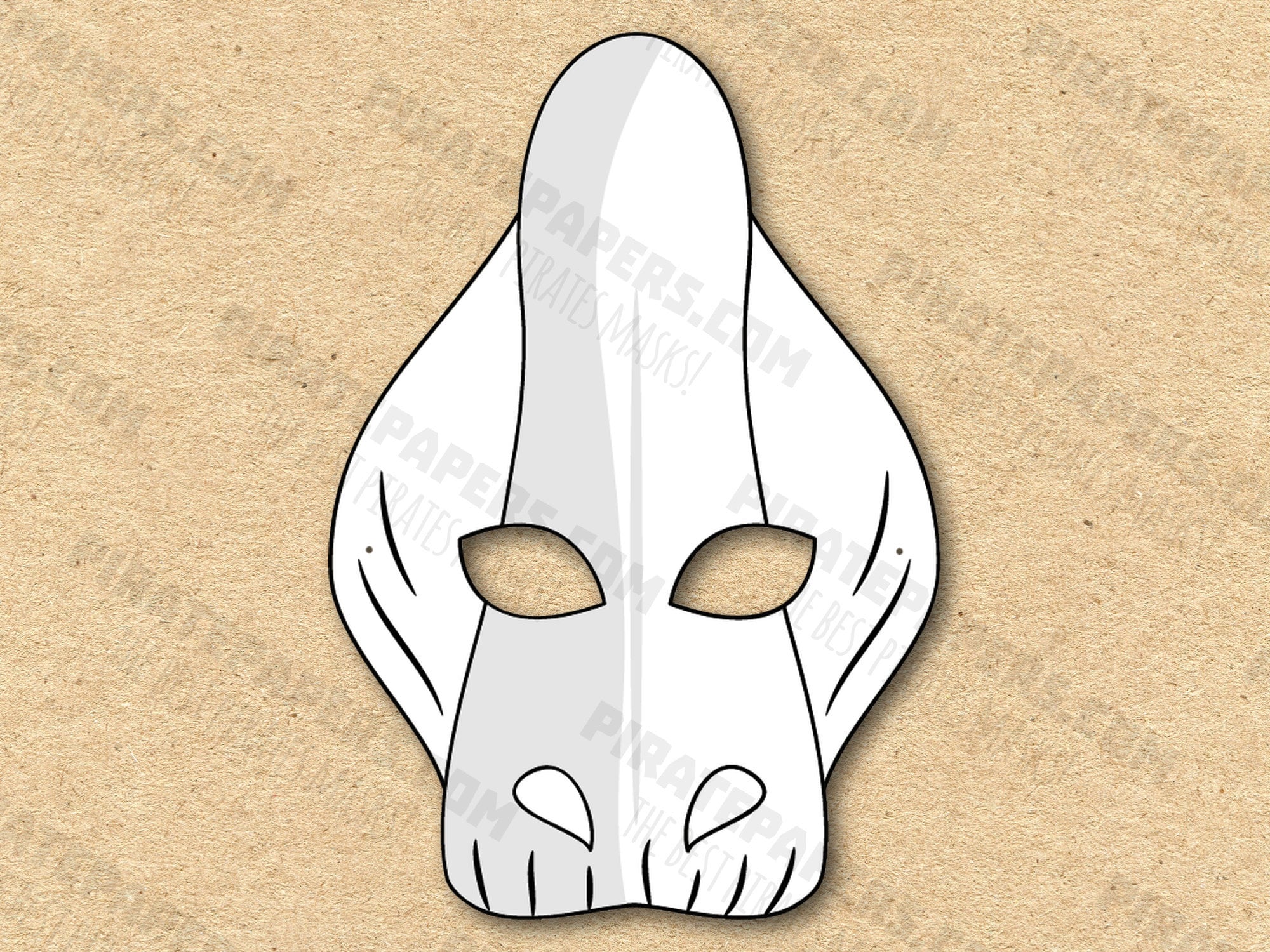 Dinosaurs 2 Masks Printable Coloring, Pteranodon, Amphicoelias ...