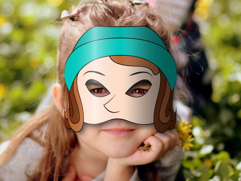 Mother Mask Printable little Red Riding Hood, Paper DIY for Kids and ...