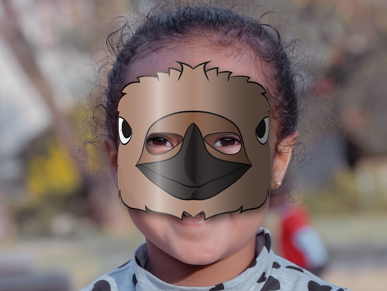 Australian Animals Masks Printable Kangaroo Koala Platypus - Etsy