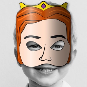 Prince Mask Printable Paper DIY for Kids and Adults. PDF - Etsy